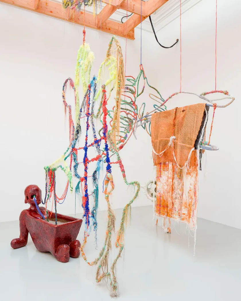 The French pavilion by Julien Creuzet at the 60th Venice Biennale ...